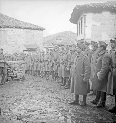 Αλβανική εκστρατεία. Επιθεώρησις. - Μουσείο Μπενάκη