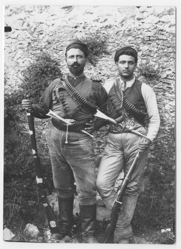 (58)-2432- Ruins of the theatre, largest in Greece, and the Thersilion ...